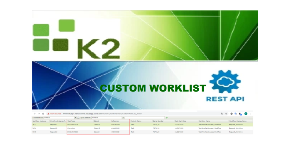 Create a Custom WorkList using K2 REST API - Flow Factory