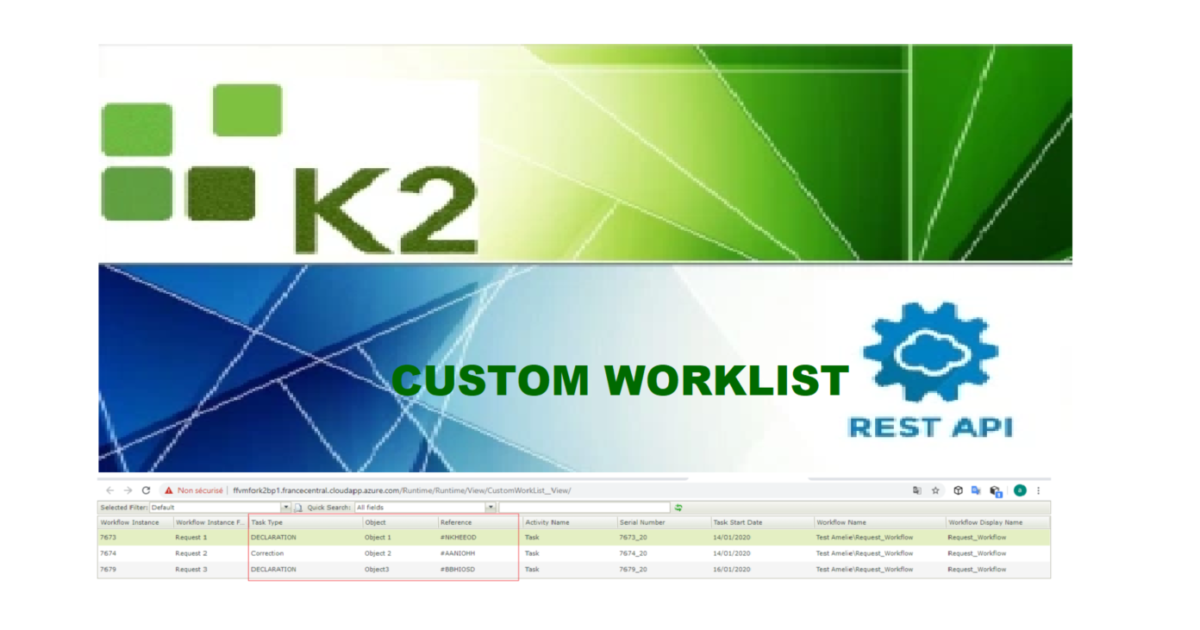 Create a Custom WorkList using K2 REST API - Flow Factory